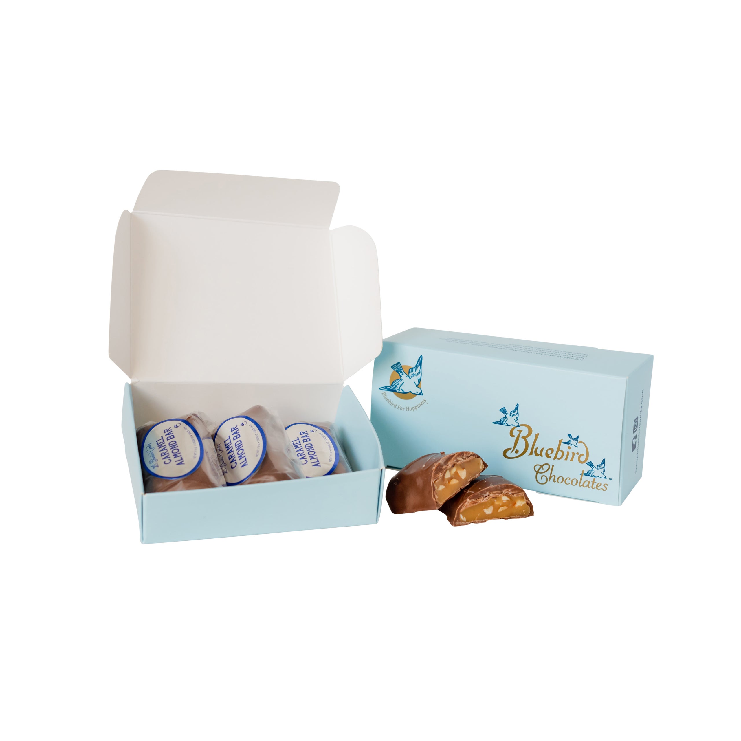 Caramel Almond Bar | Bluebird Candy