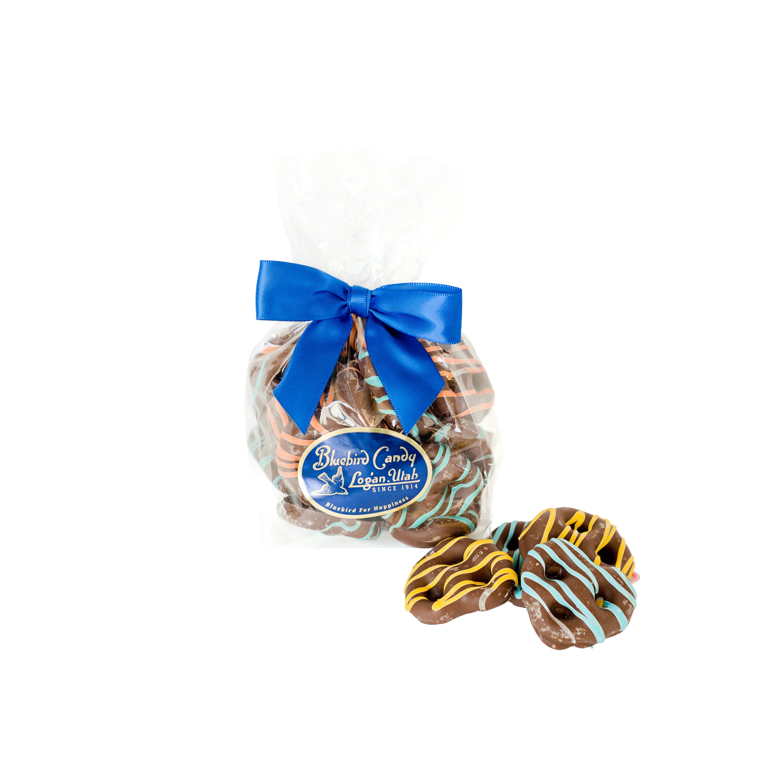 Small Chocolate Pretzels | Bluebird Candy